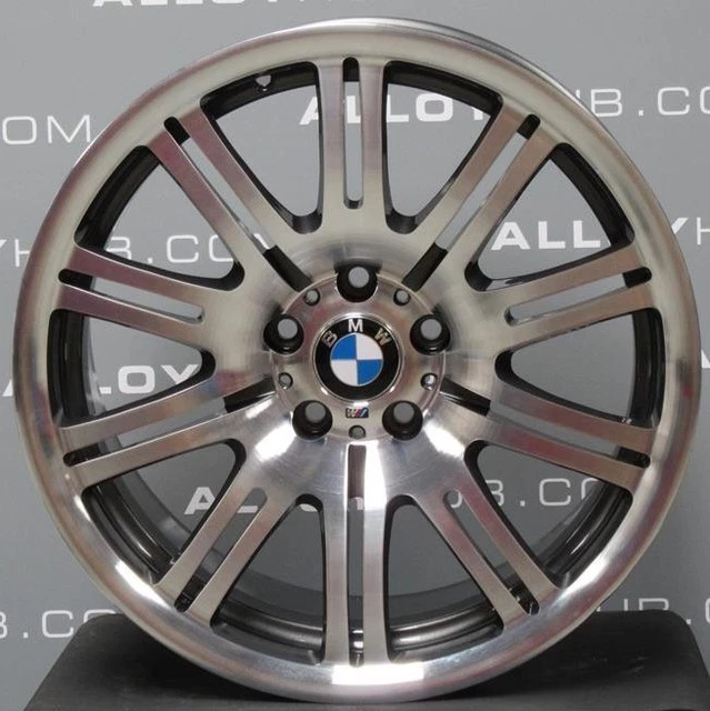GENUINE BMW M3 E46 67M Grey/Polished 19" Inch 10 Double Spoke Alloy ...