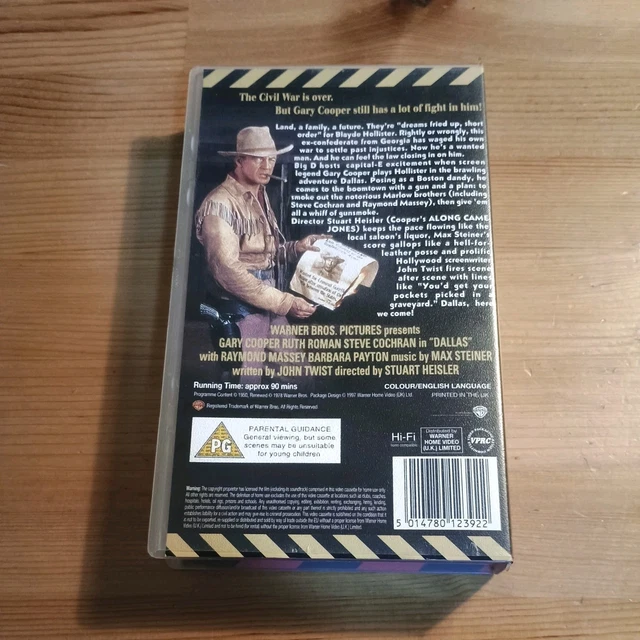 DALLAS STARRING GARY Cooper - VHS Video Movie Cassette Tape VGC £8.60 ...