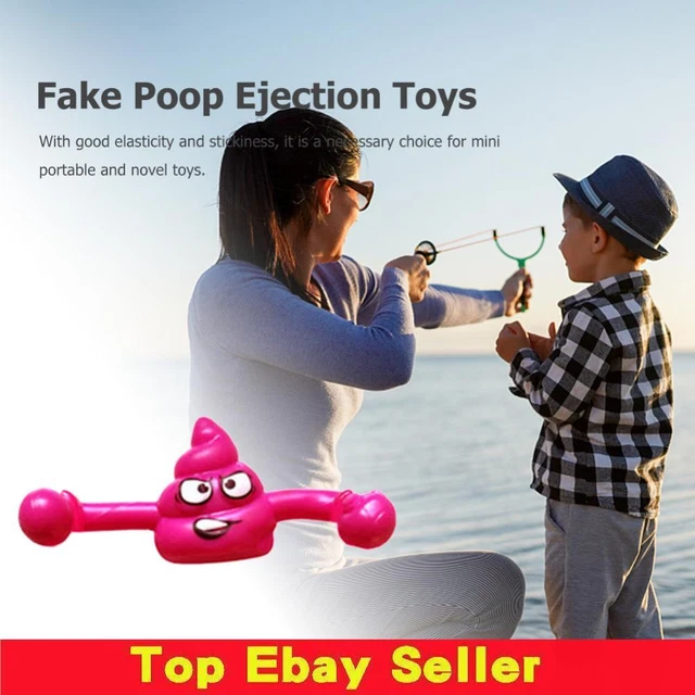 MINI FAKE POOP Ejection Toys Catapulta Elastica Antistress ...