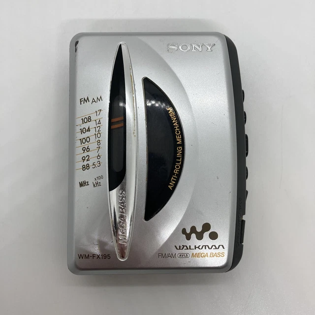 SONY WALKMAN WM-FX195 MegaBase Cassette Player AM FM Radio READ EUR 22 ...