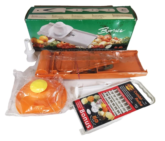 BORNER GOURMET V Slicer Original German Fruit Vegetable Orange Grater Inc NEW £44.95 - PicClick UK