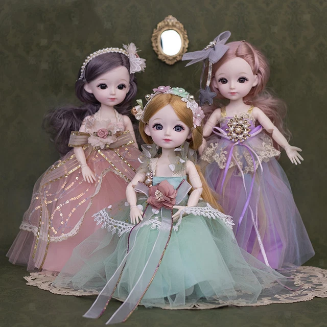 1/6 BJD DOLL Princess Girl DIY Toys Ball Jointed Doll Full Set Makeup ...