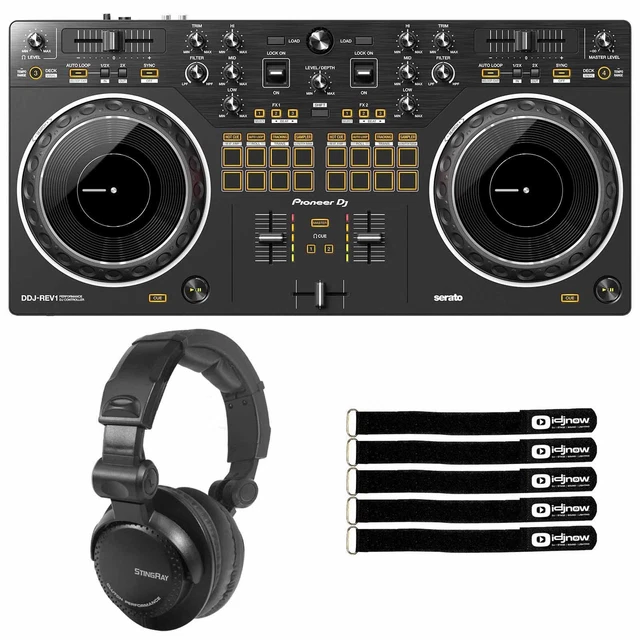 PIONEER DDJ-REV1 SCRATCH Style 2-Channel Serato DJ Controller w ...