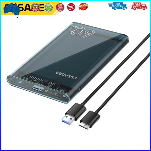 2.5 INCH SATA Boxes HDD Enclosure Tool-Free USB 3.0 Hard Disk Cases for ...
