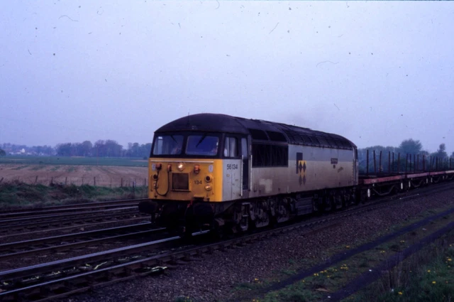 35MM SLIDE ORG&C/RGT Br Diesel Loco Class 56 134 Brush Type 5 Fryston ...