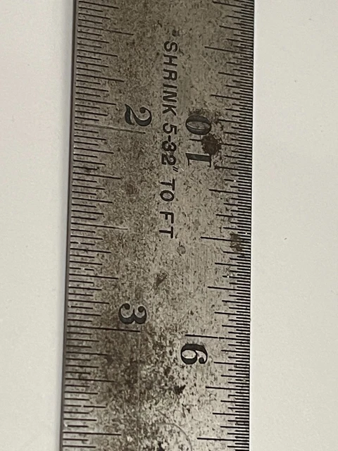 VINTAGE L.S STARRETT Co Combination Square 12" Ruler No. 4 Grad Athol ...