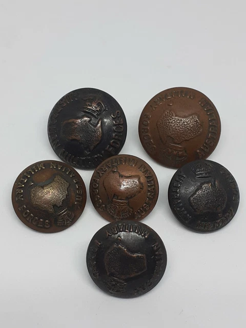 WW1-WW2 AUSTRALIAN GENERAL Service Rgt Buttons £25.50 - PicClick UK