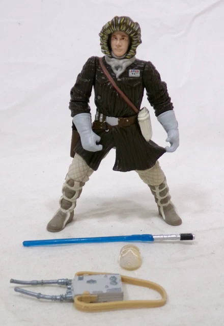 FIGURA COMPLETA DE Han Solo Hoth Gear Marrón De 3.75" De Hasbro Star ...