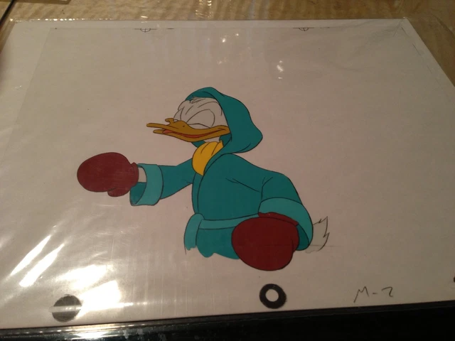 8 OF DISNEY'S Donald Duck cells Boxer in near Sequence w. 8 production ...
