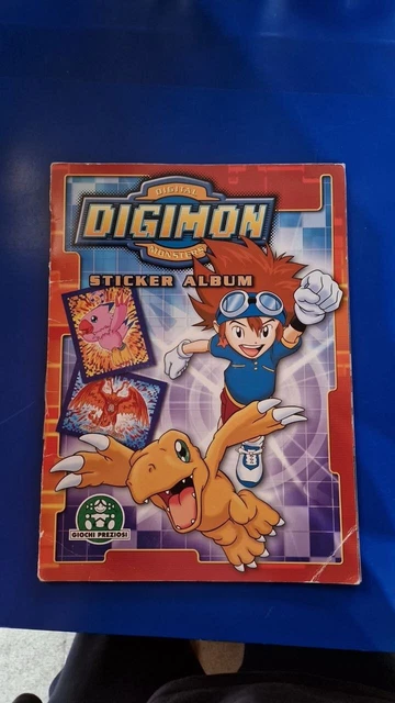 DIGIMON DIGITAL MONSTERS 2000 Giochi Preziosi Sticker Album Completo ...