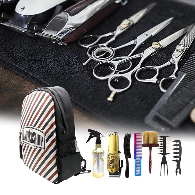 BARBER SUPPLIES BAG Organizer, Barber Shop Tool Bag, Travel Backpack ...