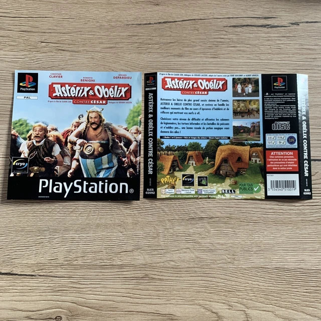ASTÉRIX ET OBÉLIX - jaquettes avant et arriere - ps1 - vf - PAL ...