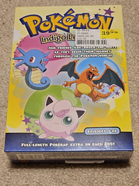POKEMON - SEASON 1: Indigo League (DVD, 2006, 3-Disc Set, Dubbed ...
