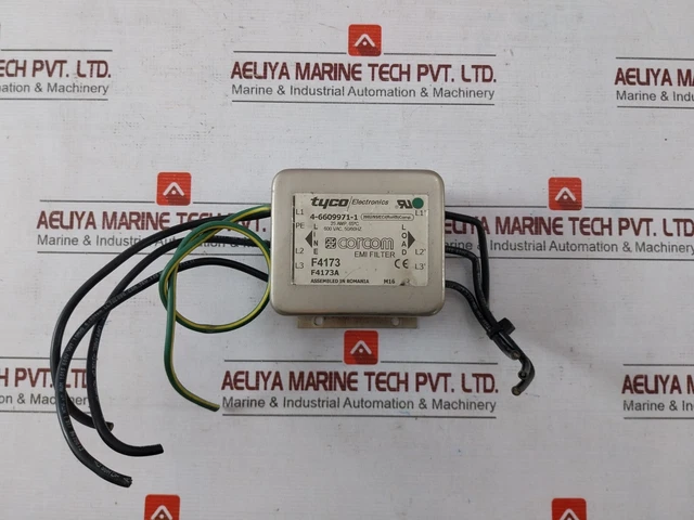 TYCO ELECTRONICS 4-6609971-1 EMI Filter 600 VAC 50/60HZ 3HNP03316-1/00 ...