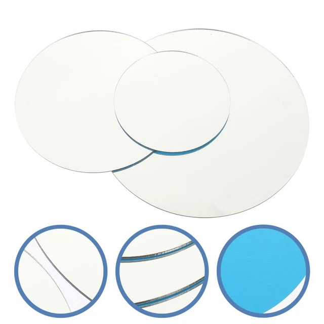 3 PCS REFLECTIVE Mirror Prop Mirrors Jewelry Photo Props Decorative $23 ...