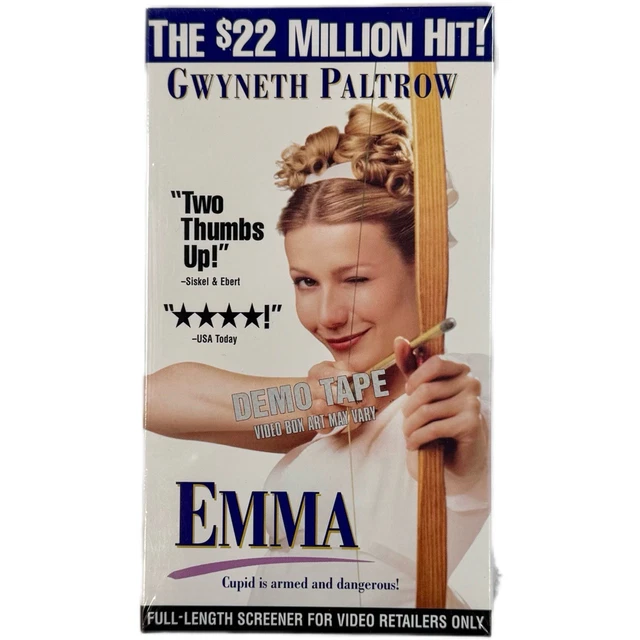 EMMA VHS DEMO Screener Sealed 1997 Gwyneth Paltrow Promo Comedy PG £19. ...