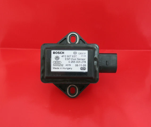 GENERALÜBERHOLT ESP DUO-SENSOR 4F0907637 Bosch 0265005278 Audi A4 8E 05 ...