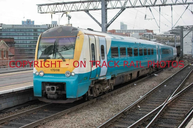 UK RAILWAY PHOTOGRAPH Of Class 175 Dmu 175116. Rmdmu2Nd-192 £1.76 ...