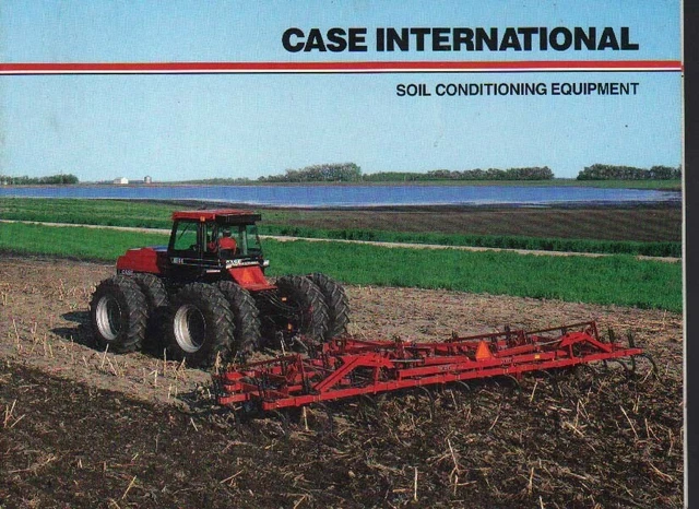 CASE INTERNATIONAL TRACTOR Soil Conditioning Equipment Brochure Leaflet ...