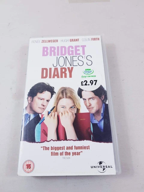BRIDGET JONES DIARY VHS Big Box (15) Video Tape Ex Rental Vintage 2001 ...