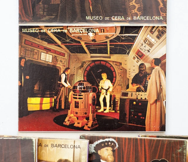 1979 STAR WARS vintage spanish postcard barcelona wax museum R2D2 R-2D2 ...