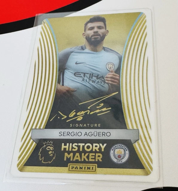 PANINI ADRENALYN XL 2025 History Maker, Sergio Aguero signed Rare Man ...