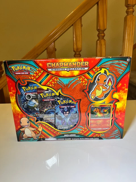 POKÉMON SUN & Moon Charmander Sidekick Collection Box W/ Evolutions ...