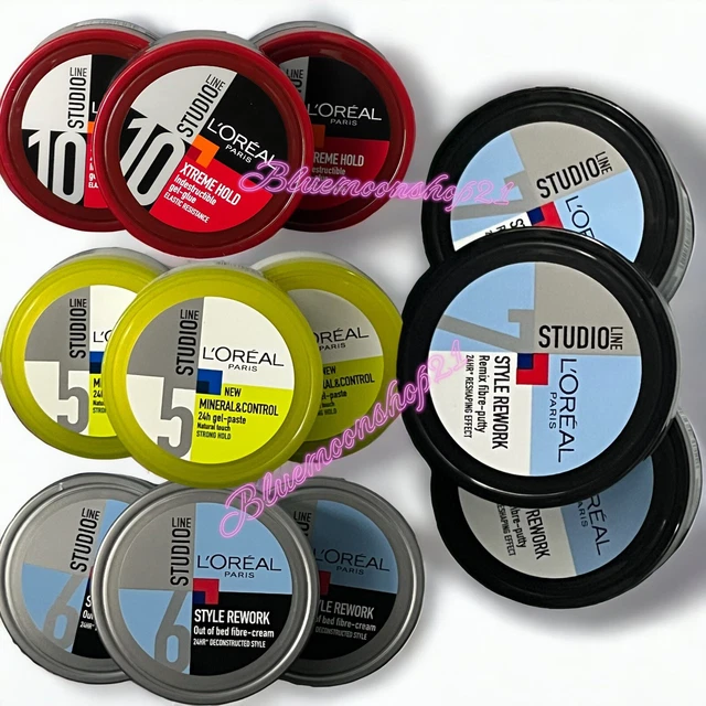 HAIR GEL L’ORÉAL Paris Studio Line Style Rework Mineral & Control ...