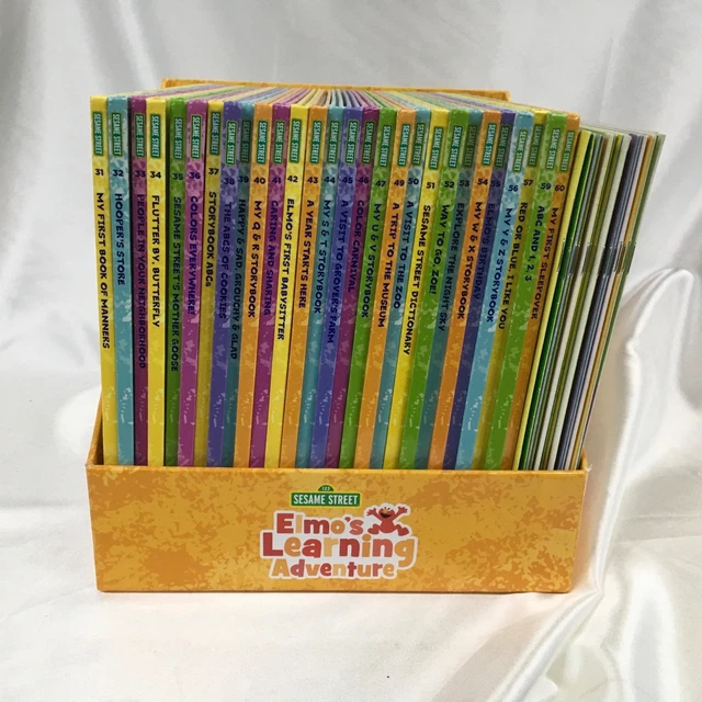 SESAME STREET 'ELMO'S Learning Adventure' Kids Book Set 31-60 (135 ...