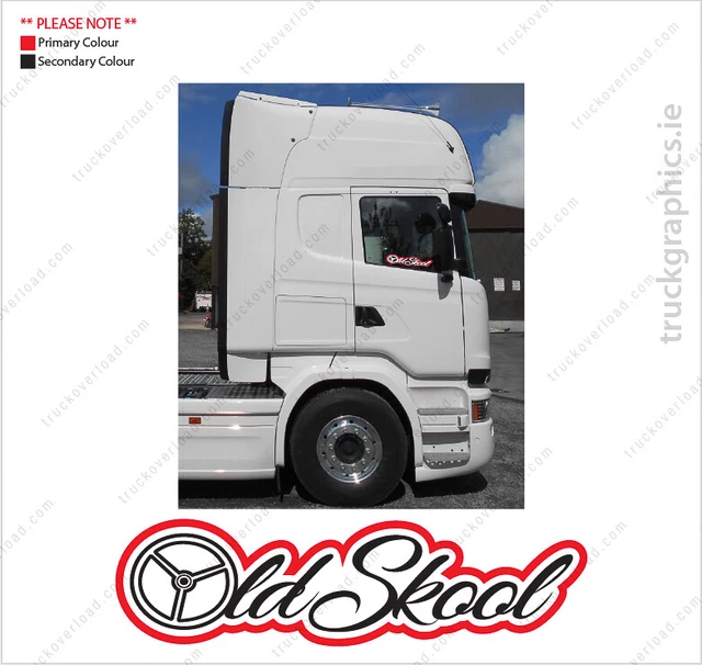 SCANIA OLD SKOOL window Sticker,Streamline,Graphic R/S Series,Next Gen ...