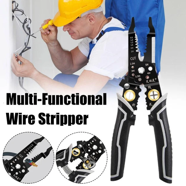 WIRE BREAKING MULTI-FUNCTION Stripper Needle Nose Crimping Tool Induxpa ...