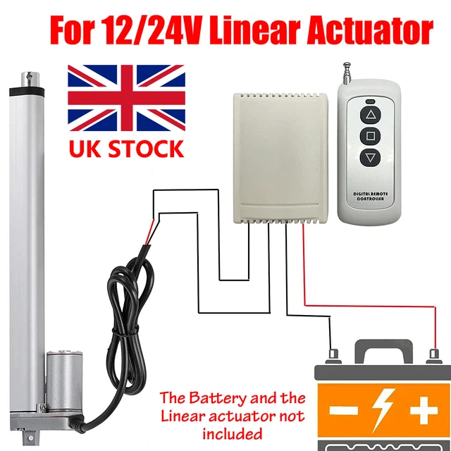 9-30V WIRELESS REMOTE Control Kit Linear Actuators DC 12V 24V Motor ...