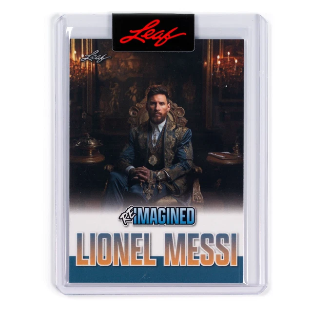2023 LIONEL MESSI Leaf Reimagined Royalty Inter Miami Card#RIB-28 PR ...
