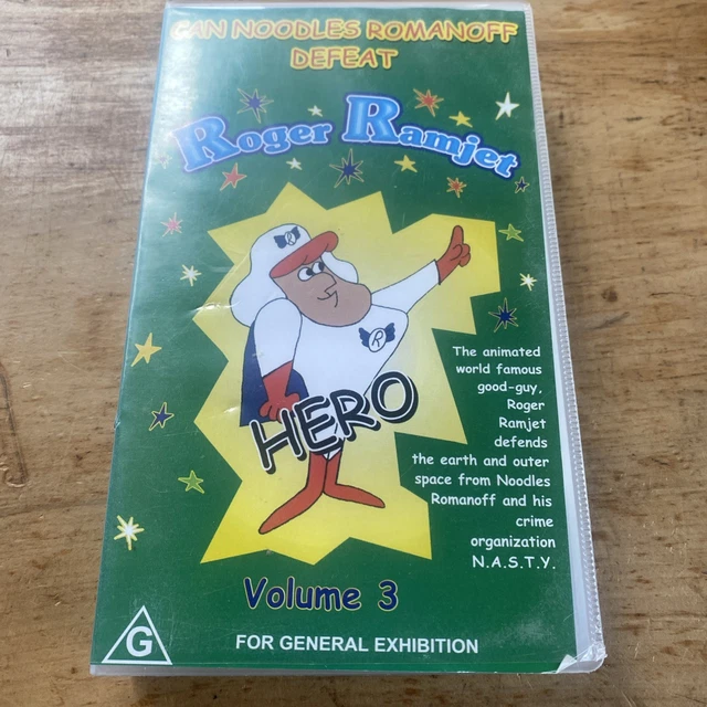ROGER RAMJET VOL 3 VHS PAL Small Box Tested £9.56 - PicClick UK