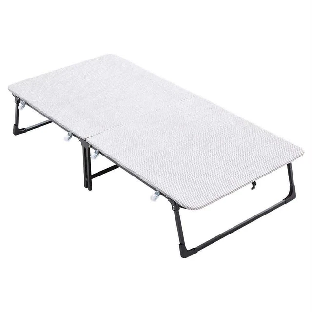 STEEL FRAME FOLDING Rollaway Bed with 4 Wheels £79.99 - PicClick UK