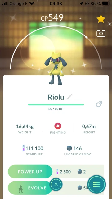 SHINY RIOLU + Riolu x19 - Mini Ptc - Pokemon Go 111k Stardust EUR 2,50 ...