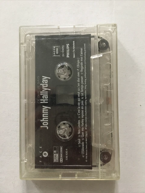 CASSETTE AUDIO, K7 Audio, JOHNNY HALLYDAY, Ce que je sais EUR 7,00 ...