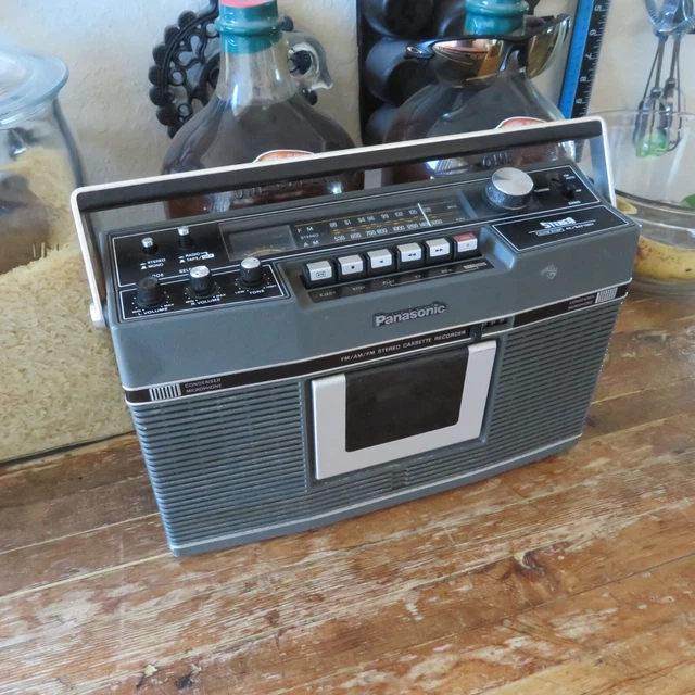 PANASONIC AM/FM RADIO Cassette Player RS-460S Vintage Boombox Made in ...
