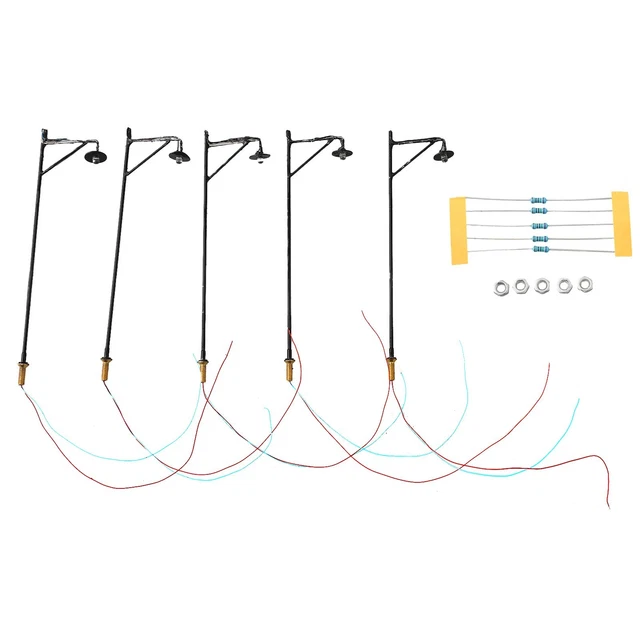 STREET LIGHT MODEL Light LED LED Street Light OO / HO Scale Set Supply ...