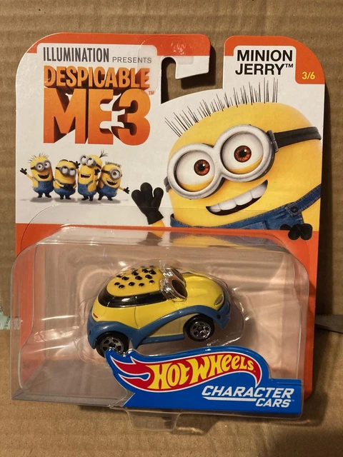NOW RARE DESPICABLE ME 3 Diecast VEHICLE MINION JERRY NEW CARD UK STOCK ...