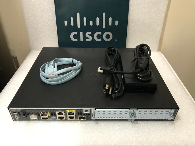CISCO ISR4321-SEC/K9 GIGE Security Router ISR4321/K9 Missing Bezel *NOT ...