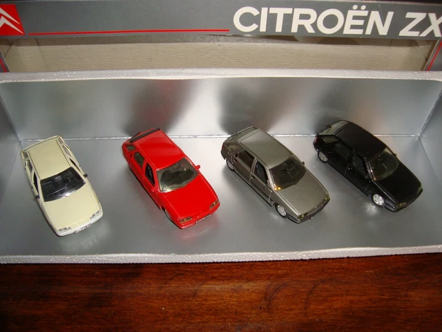 COFFRET PROMOTIONNEL CITROEN Zx 4 Modeles 1/43 Solido Livraison ...