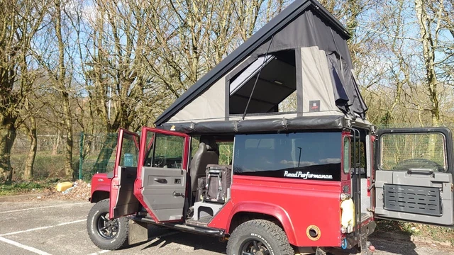 LAND ROVER DEFENDER 110 Camper Pop Top Roof Conversion AW4X4 £7,500.00 ...
