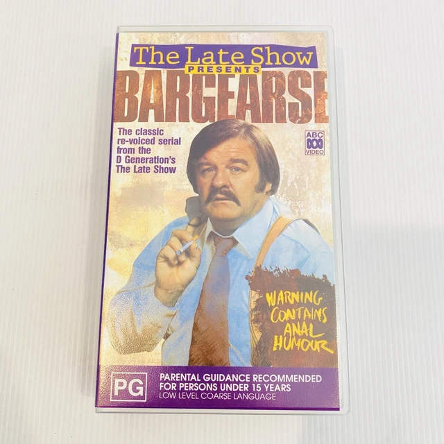 THE LATE SHOW presents Bargearse VHS Australia 1995. $15.00 - PicClick AU