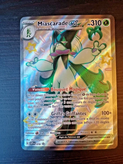 CARTE POKÉMON MIASCARADE EX - Promo SVP 78 - Neuf EUR 3,00 - PicClick FR