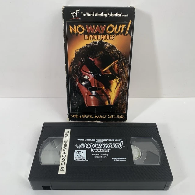 WWF IN YOUR House No Way Out VHS 1998 WWF201 Kane £14.25 - PicClick UK