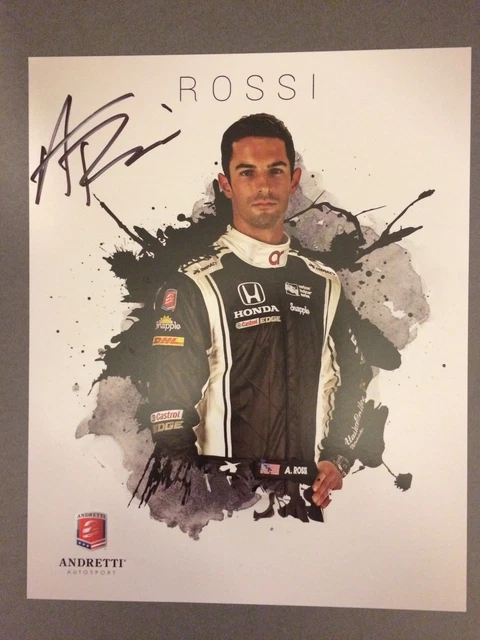 ALEX ALEXANDER ROSSI Indy 500 Indianapolis Gewinner 2016 signed ...