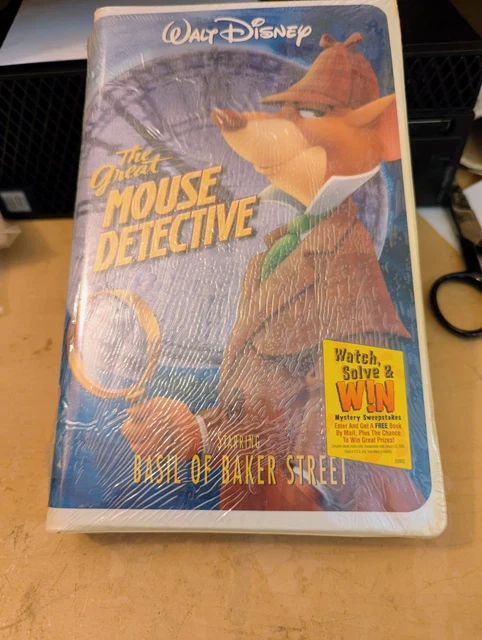 THE GREAT MOUSE Detective VHS Walt Disney Home Video - -New Sealed ...