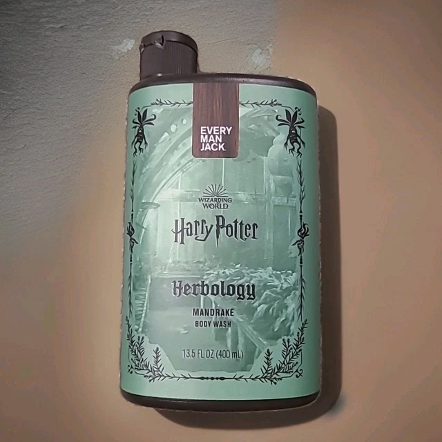 EVERY MAN JACK Harry Potter Herbology Body Wash 13.5 oz Mandrake NEW ...