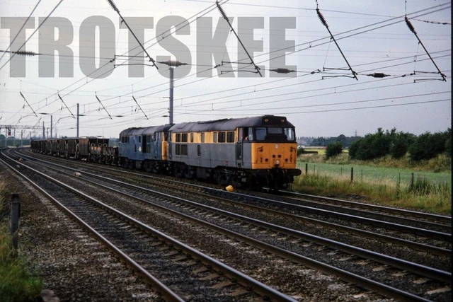 35MM SLIDE BR British Rail Diesel Loco Class 31 31163/450 Winwich 1995 ...